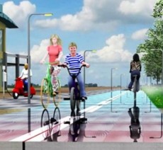 24 oranges » A Dutch bike path with solar panels24 oranges