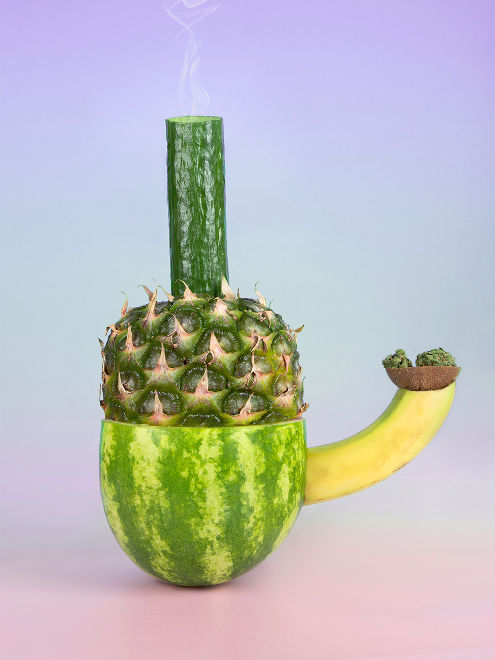 24 oranges » Playfully improvised bongs for festivals by Marloes ...